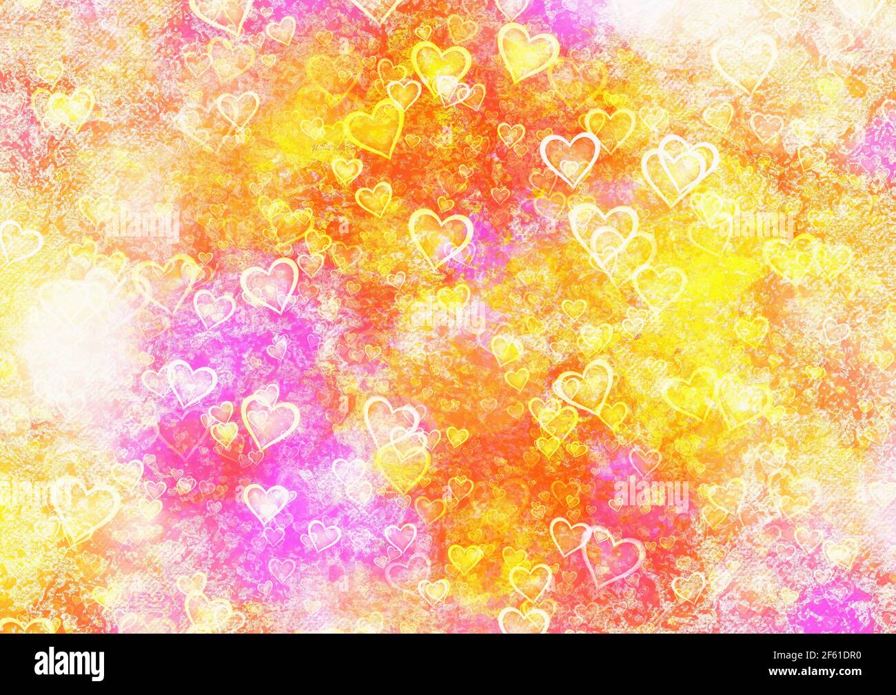 abstract dreamy colorful hearts backgrounds Stock Photo - Alamy