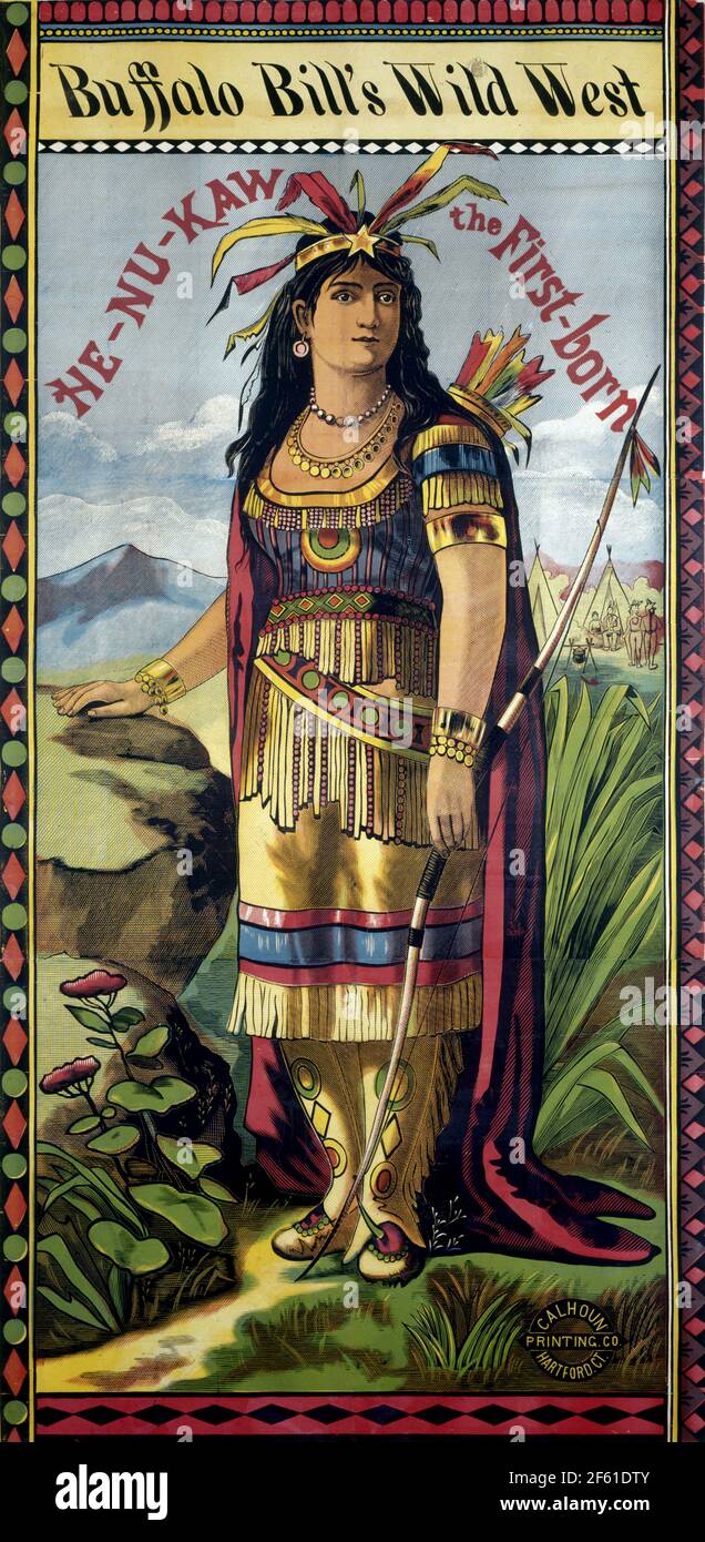 Buffalo Bill's Wild West, 1899 Stock Photo - Alamy