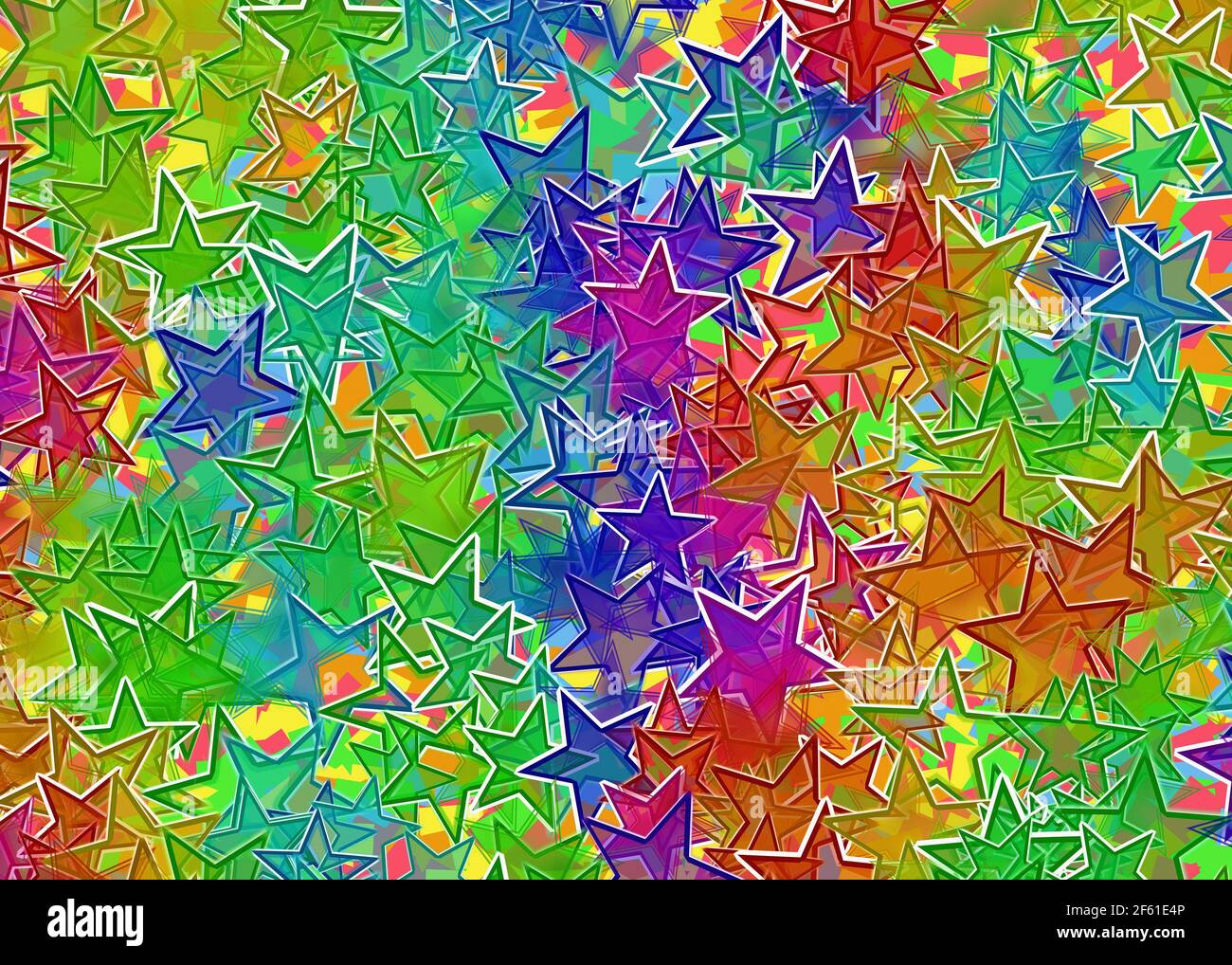 many multicolored stars backgrounds Stock Photo - Alamy