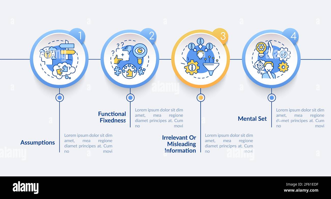 Problem solving obstacles vector infographic template Stock Vector Image & Art - Alamy