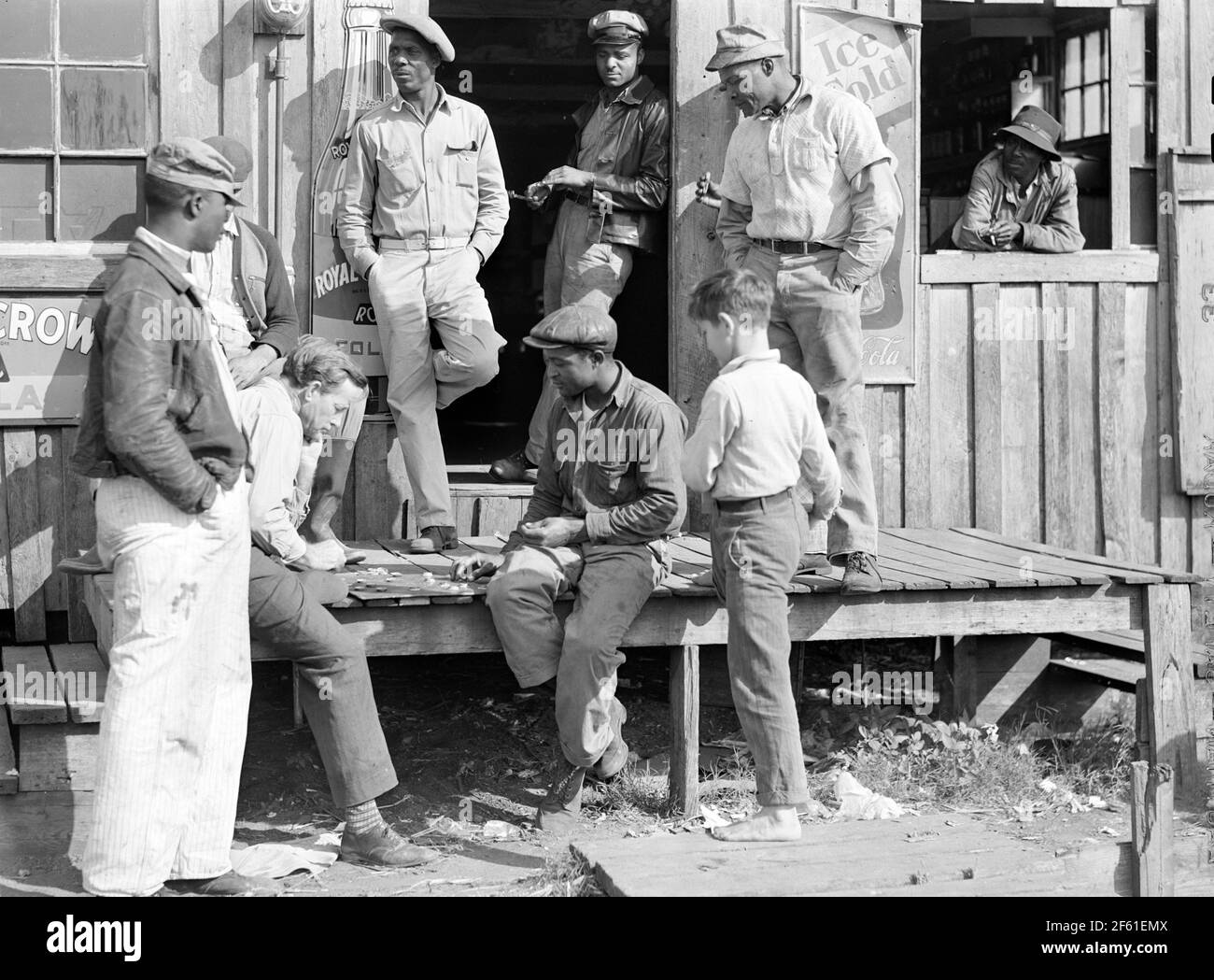 Playing Checkers, Juke Joint, 1941 Stock Photo - Alamy