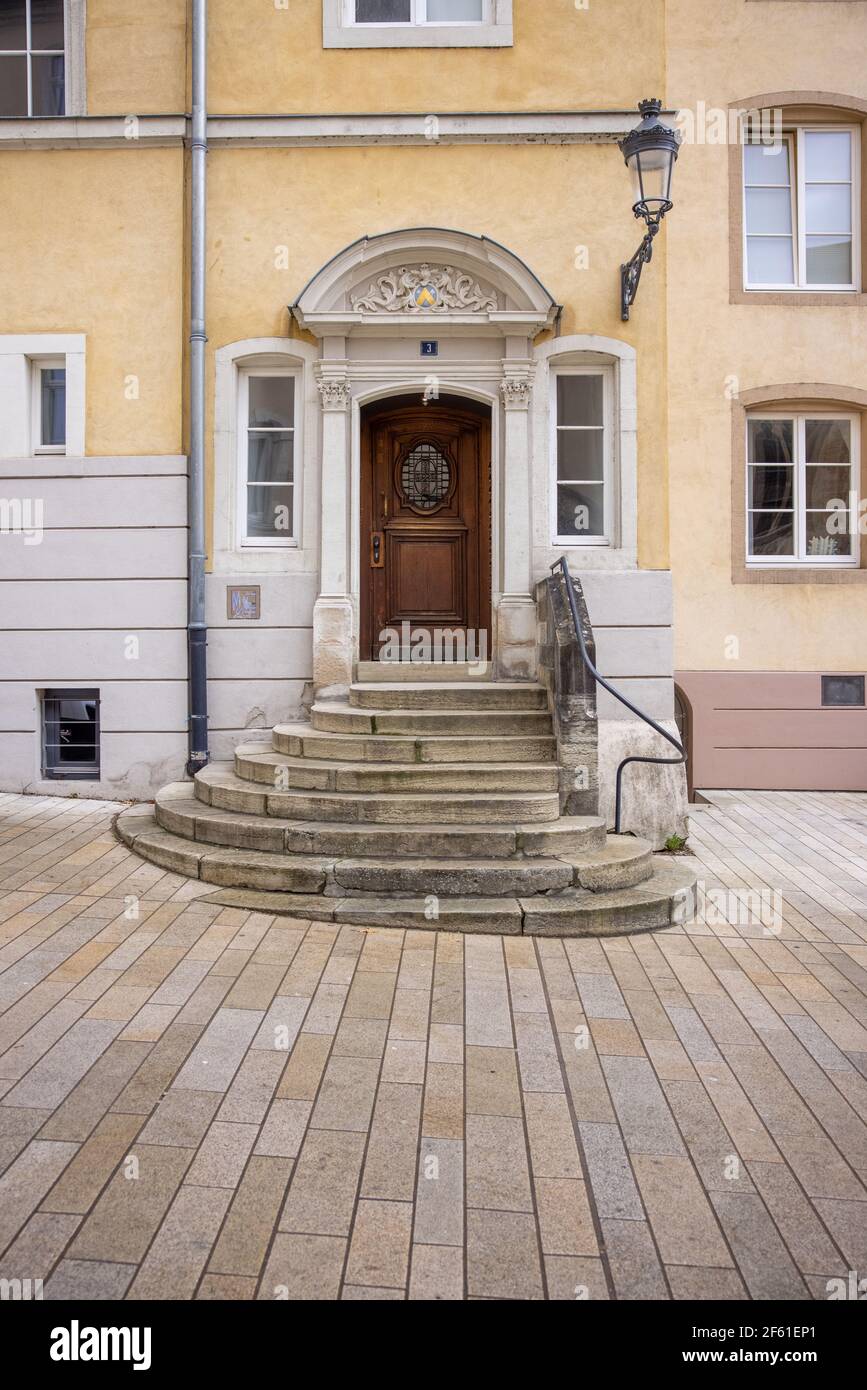 Luxembourg City - view from path of the "Corniche Stock Photo - Alamy