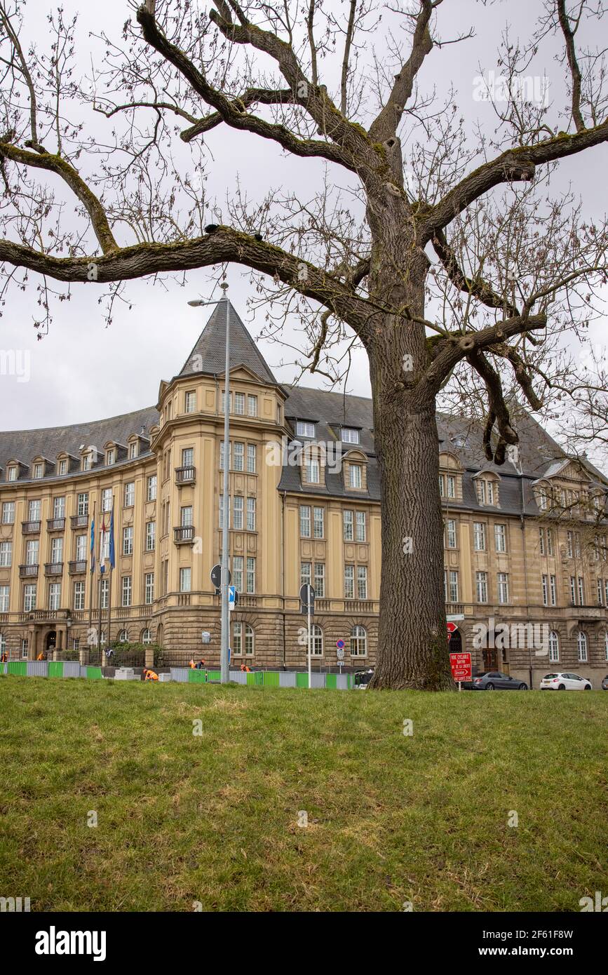 Luxembourg City - view from path of the "Corniche Stock Photo - Alamy