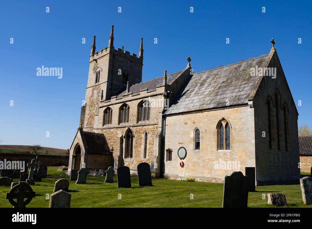 St Mary's parish church, Syston village, Grantham, Lincolnshire ...