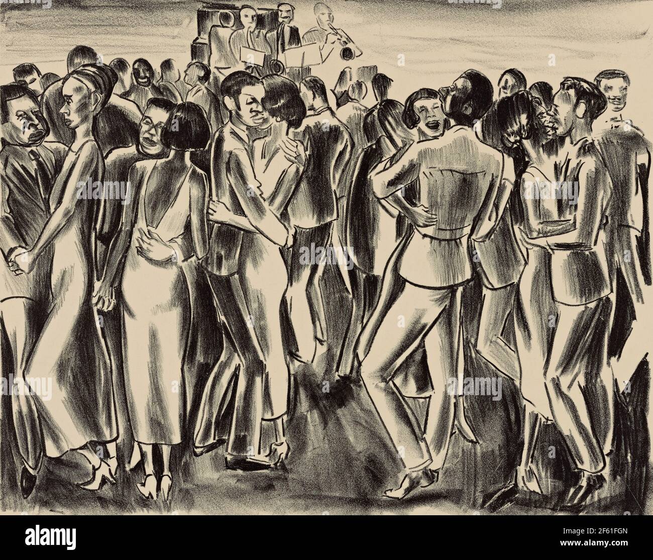 WPA Art, The Savoy Stock Photo - Alamy