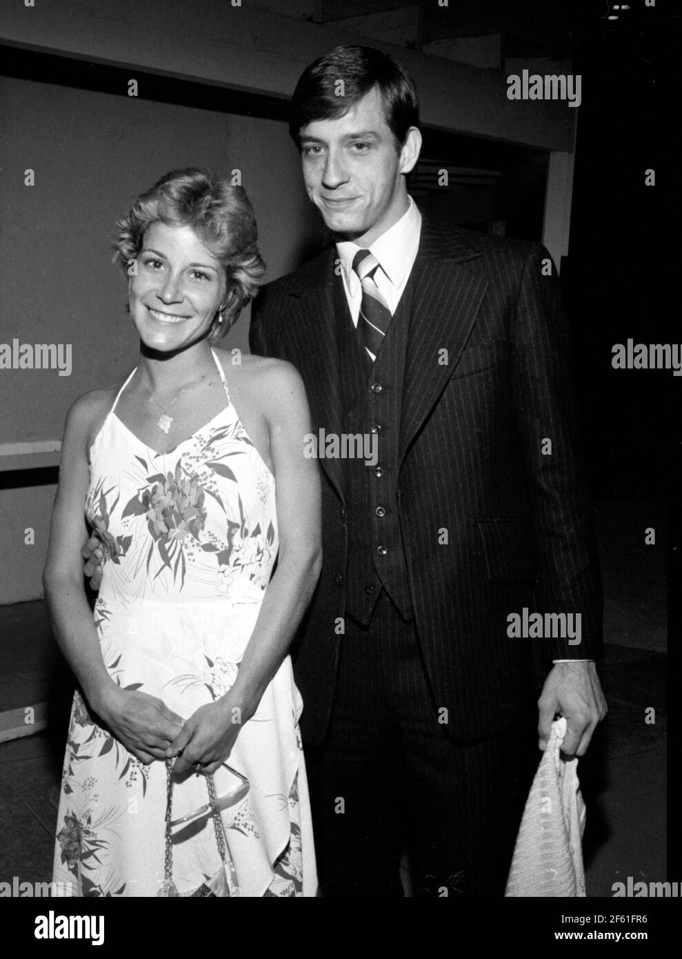 Lani O'Grady and fiancee Dale Reese May 16, 1980 Credit: Ralph ...