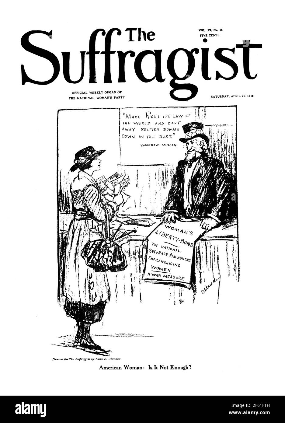 The Suffragist, 1918 Stock Photo - Alamy