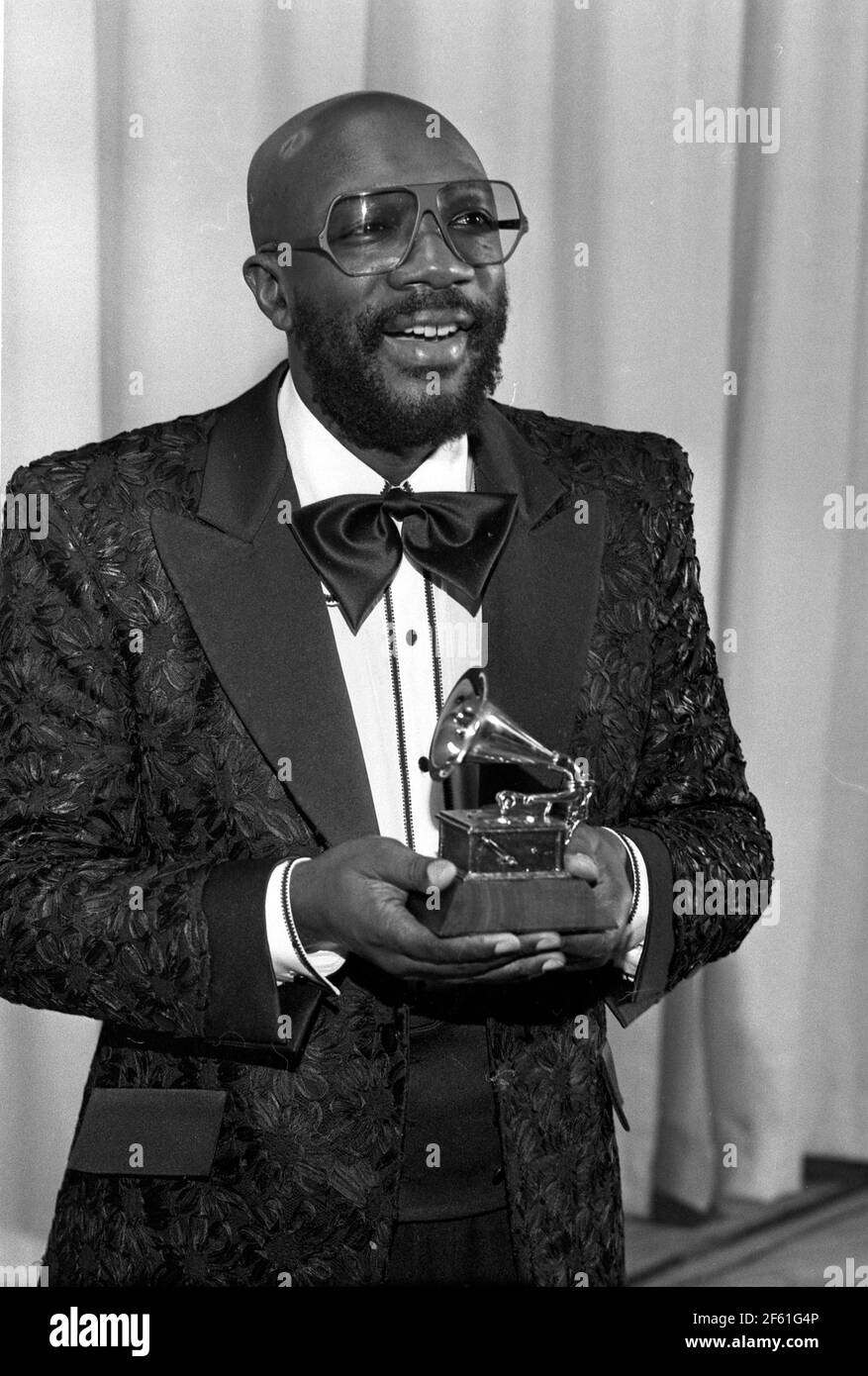 Isaac Hayes at the 1980 Grammy Awards February 27, 1980 Credit: Ralph ...