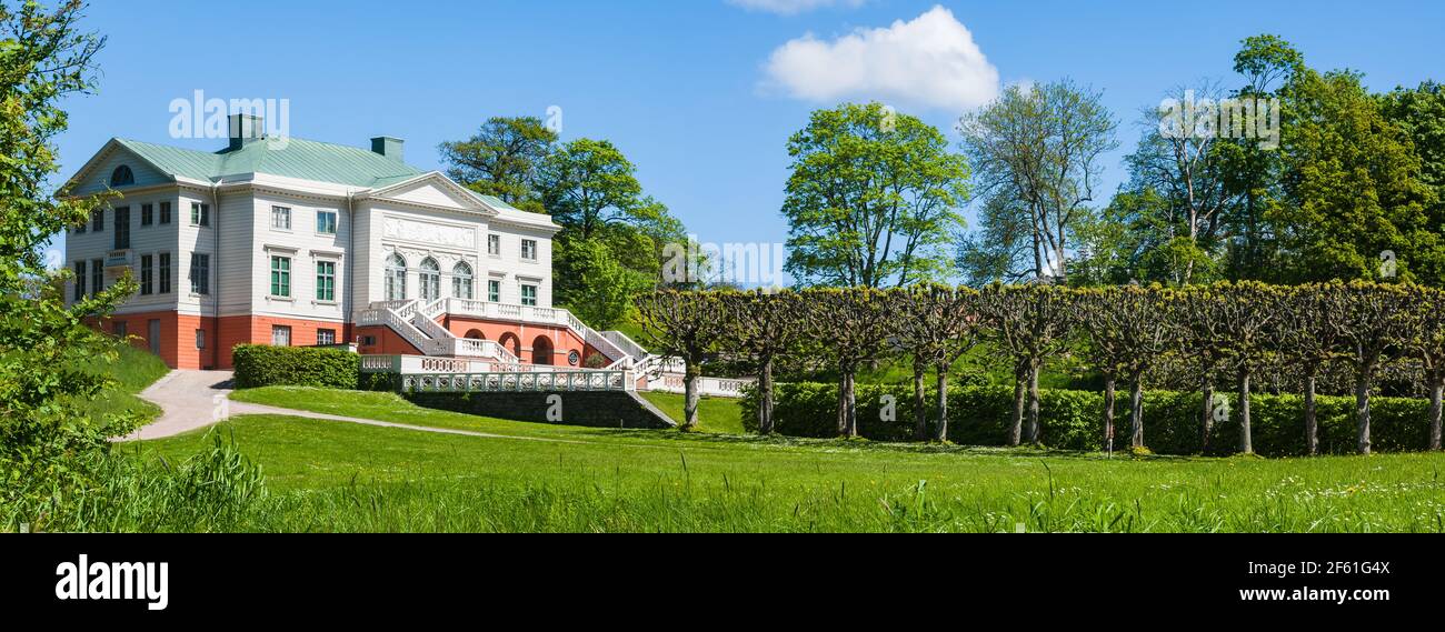 Panorama of Gunnebo House and gardens Stock Photo - Alamy