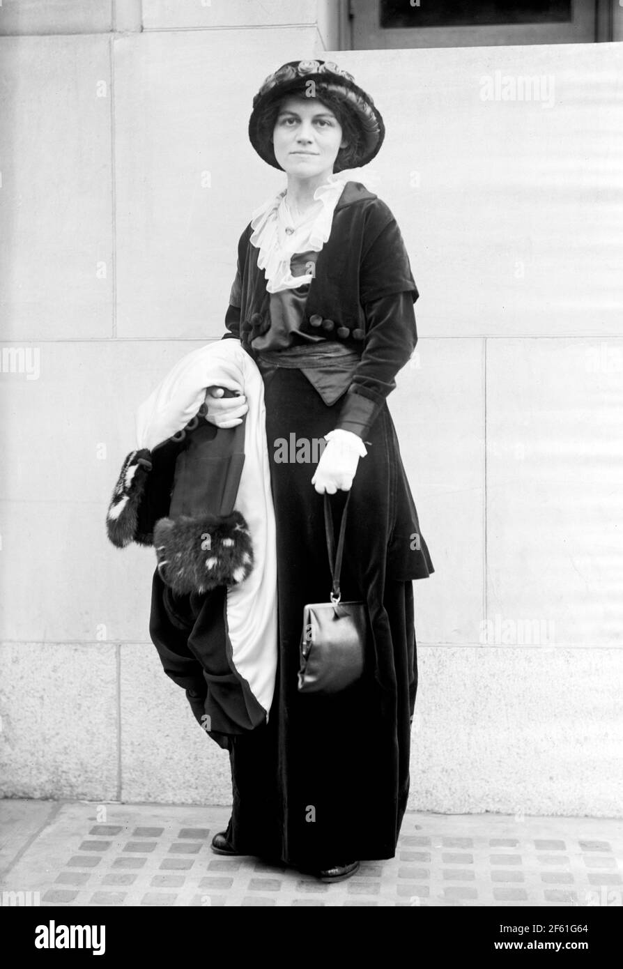 Lucy Burns, American Suffragette Stock Photo - Alamy