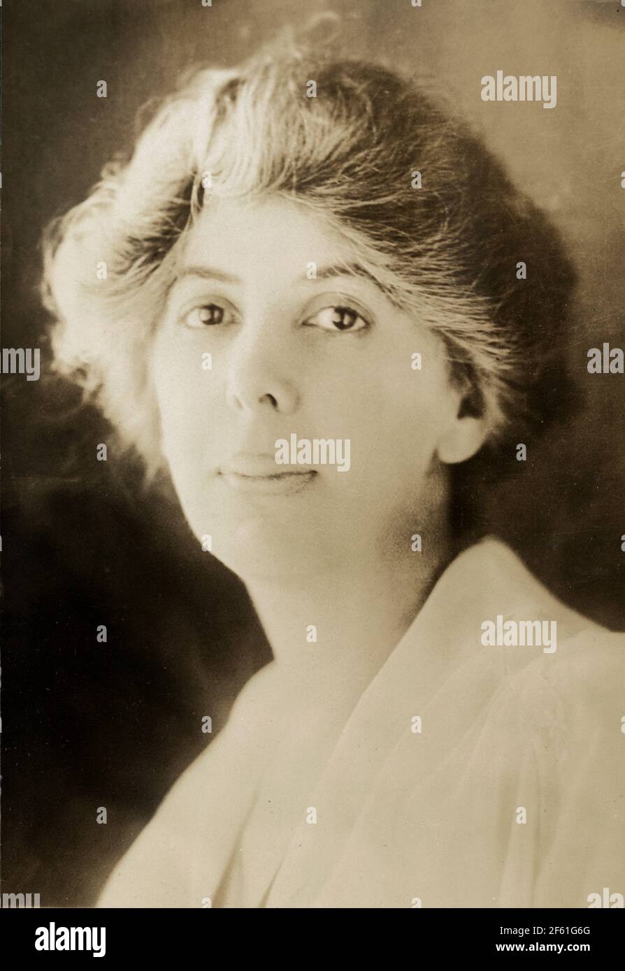 Nina Allender, American Artist and Suffragette Stock Photo - Alamy