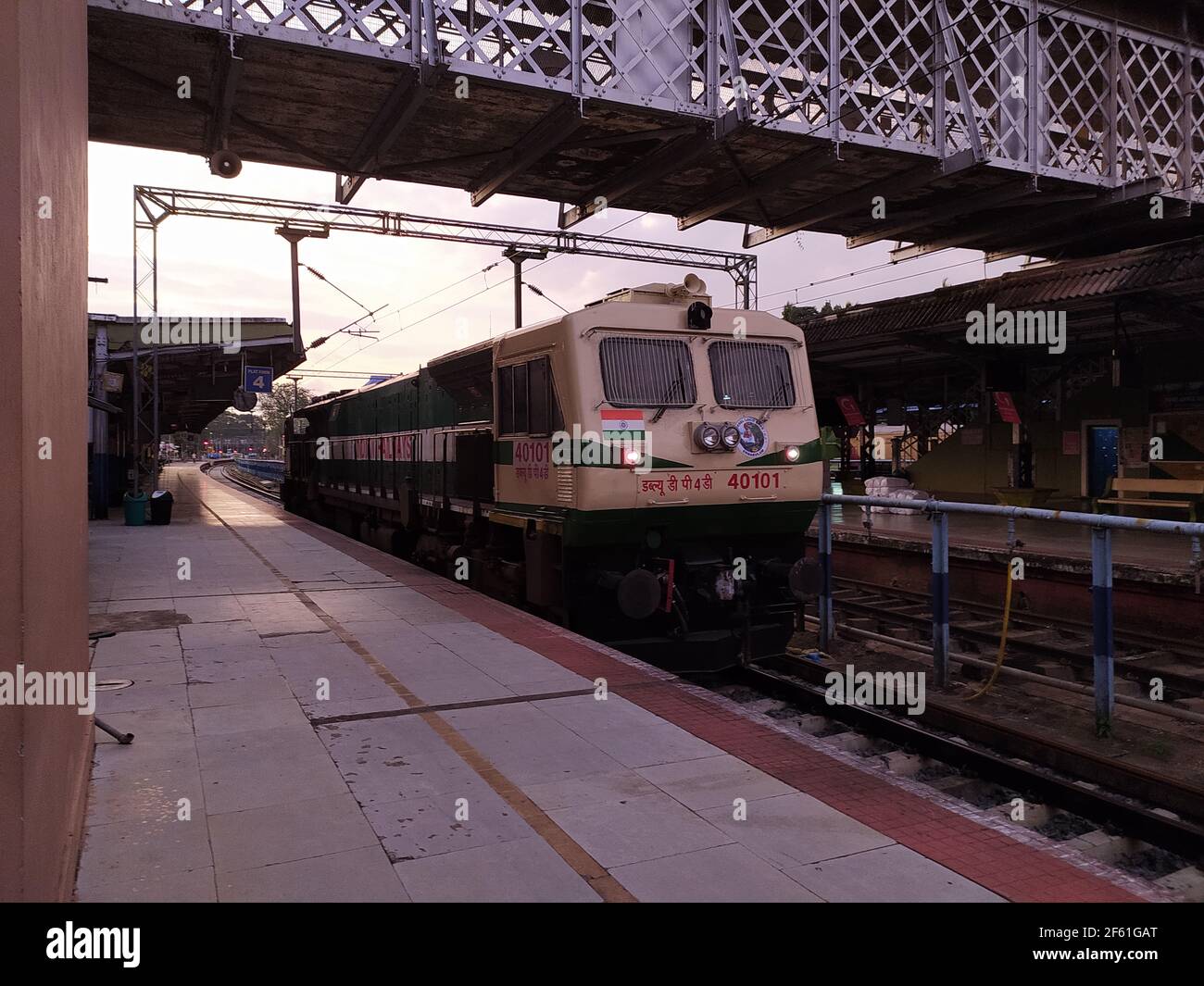 Indian bio-fueled diesel locomotive. kerala, India Stock Photo - Alamy