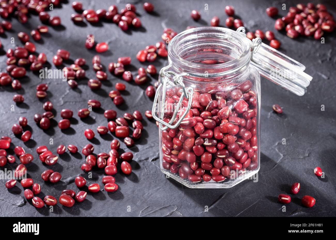 Vigna angularis - Adzuki organic bean Stock Photo - Alamy