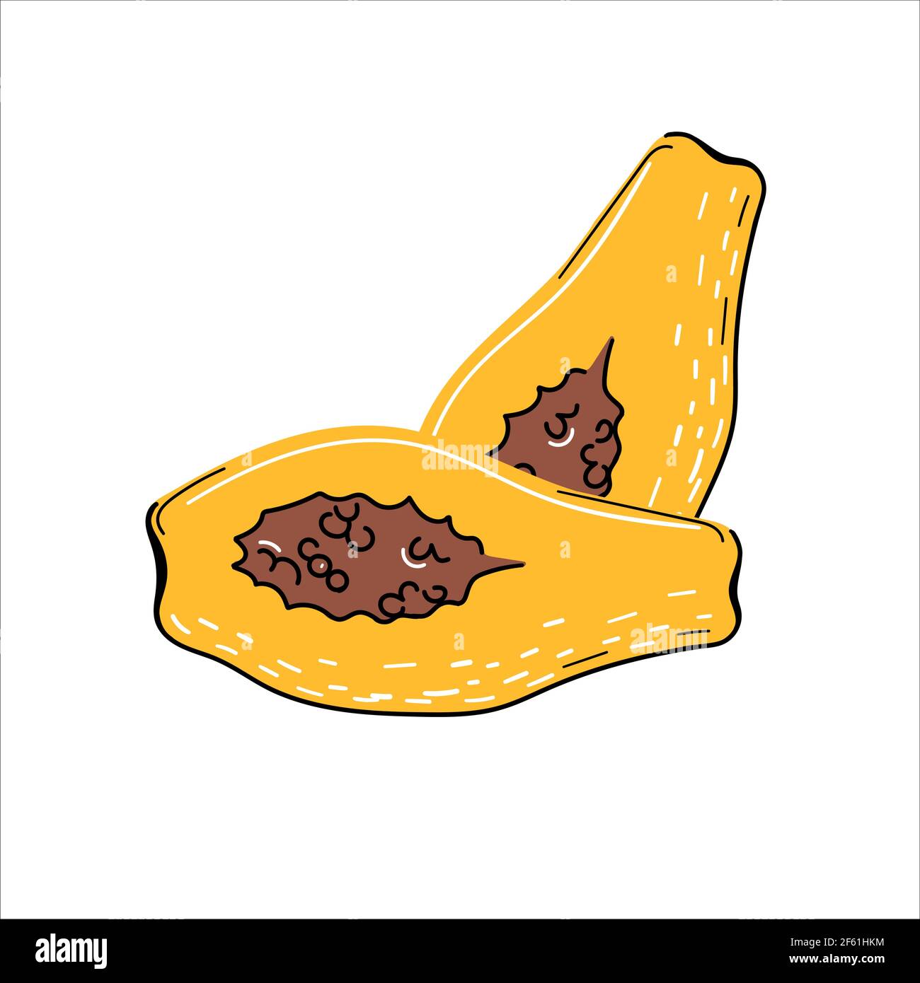 Exotic color fresh fruit Stock Vector Images - Alamy