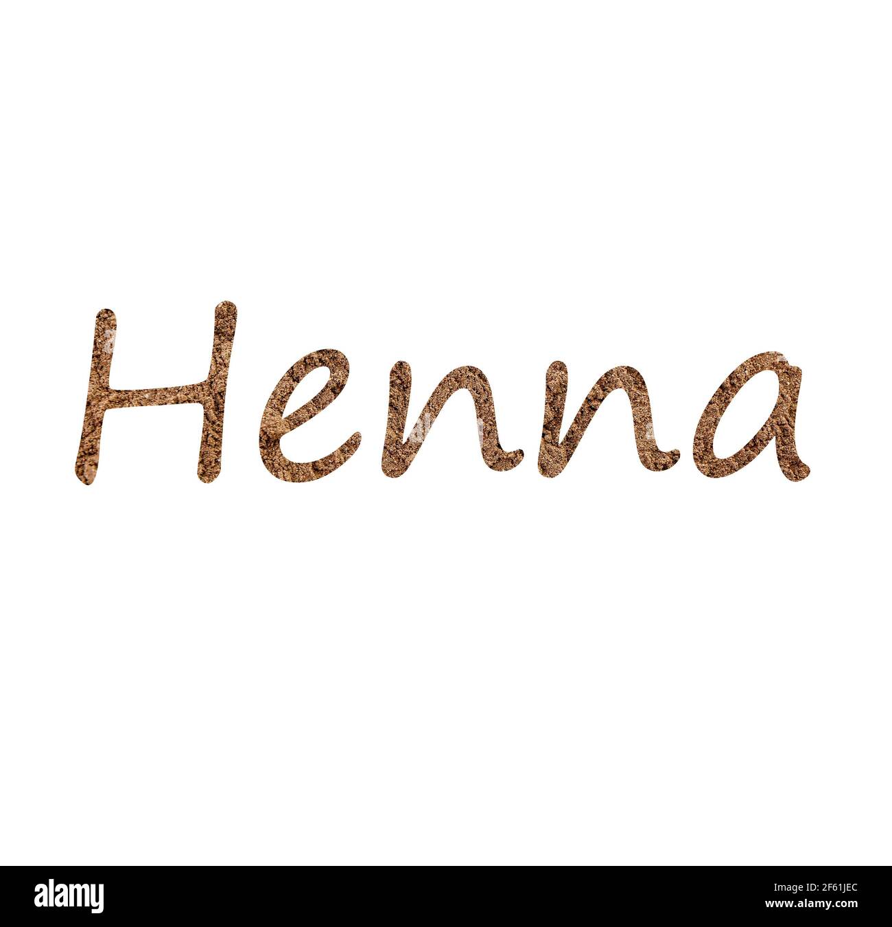 Word HENNA on white background Stock Photo - Alamy