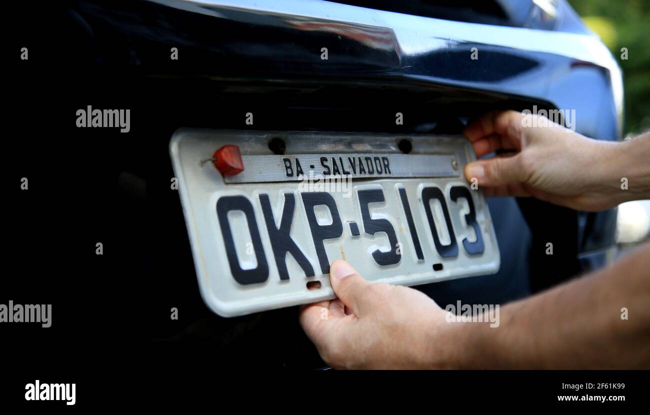 salvador, bahia / brazil - june 11, 2020: brazilian standard vehicle ...