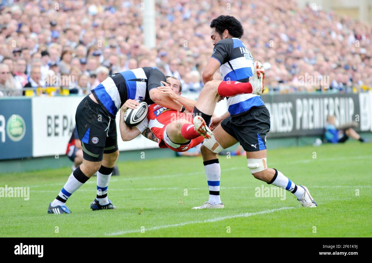 RUGBY GUINNESS PREMIERSHIP 13/9/2008. BATH V GLOUCESTER. lesley ...