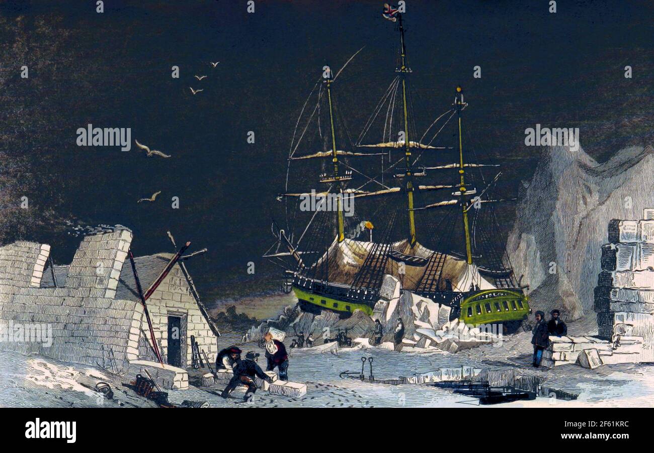 Franklin Search, Arctic, 1852 Stock Photo - Alamy
