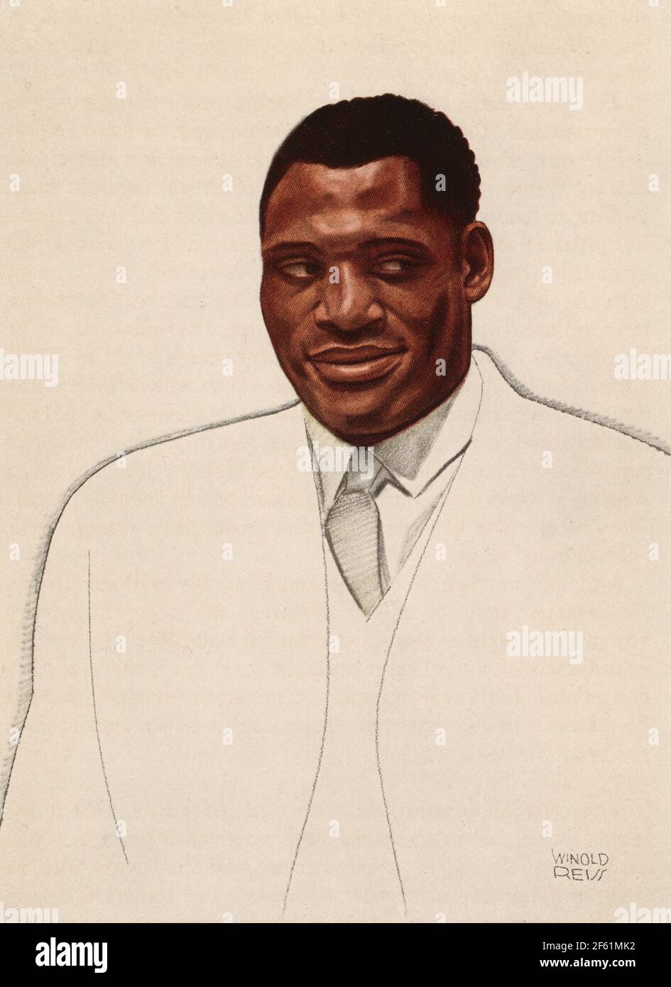 Paul Robeson, American Singer and Actor Stock Photo - Alamy