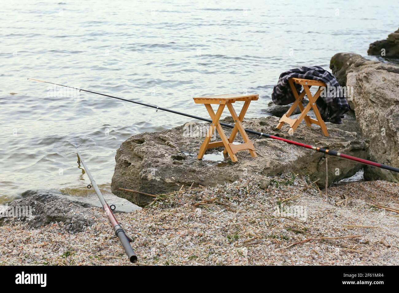 Fisherman stool hi-res stock photography and images - Alamy