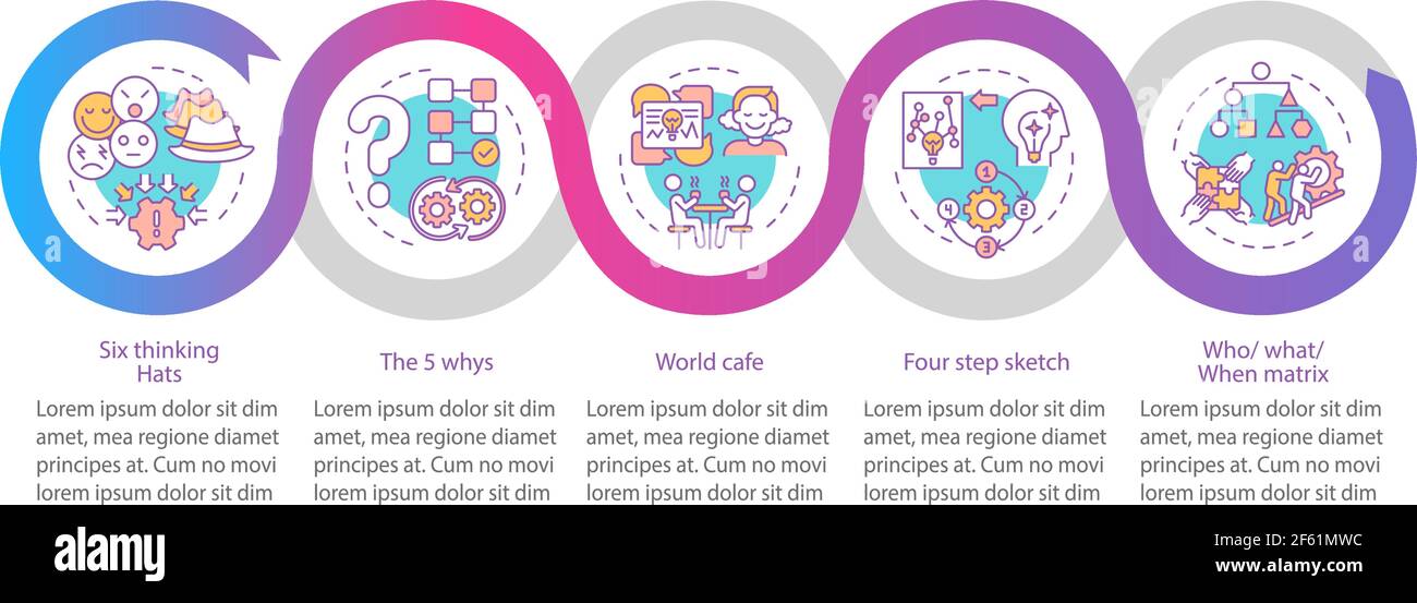 Problem solving methods vector infographic template Stock Vector Image & Art - Alamy