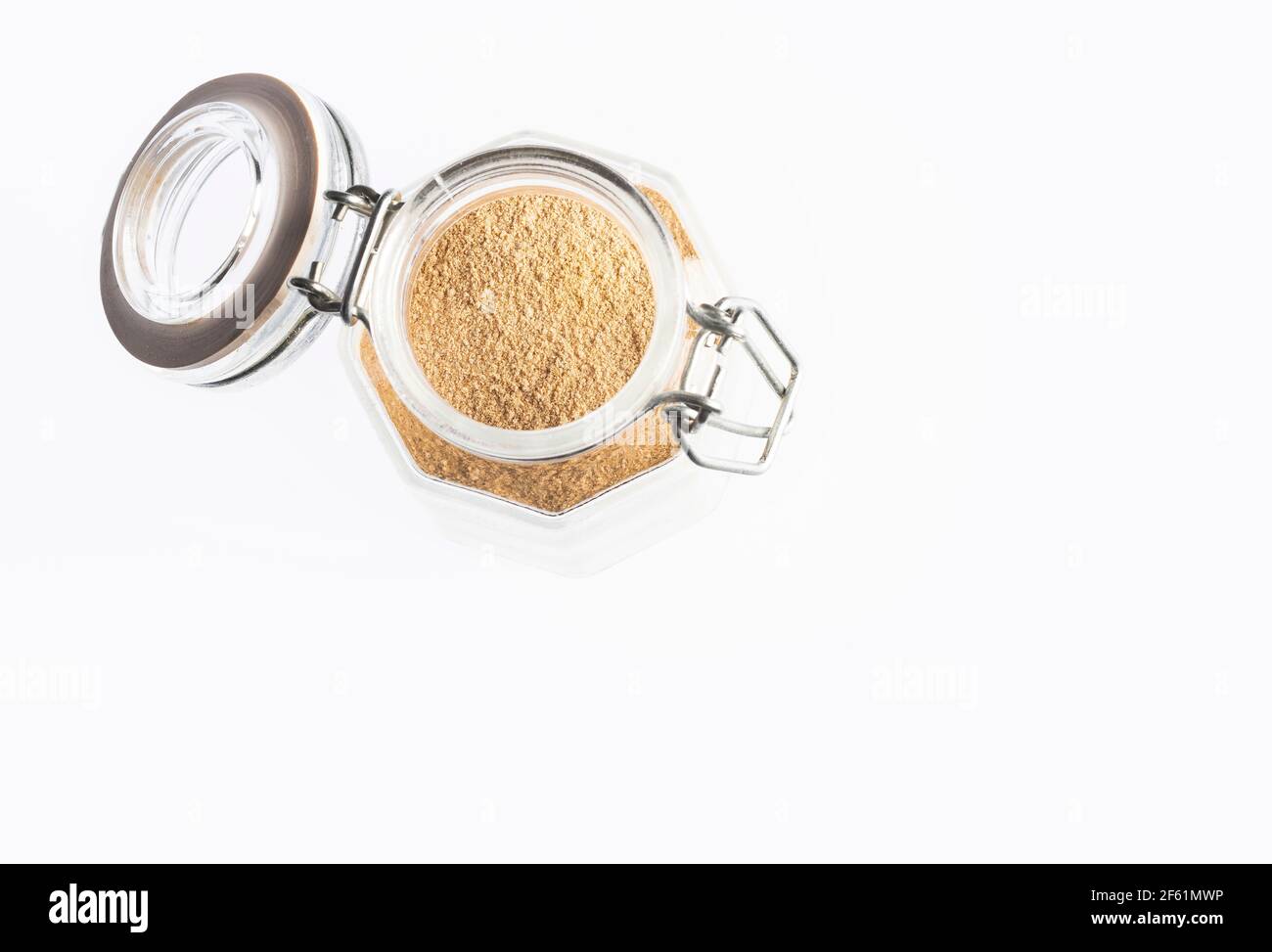 Lepidium meyenii - Dry Organic Maca Powder Stock Photo - Alamy