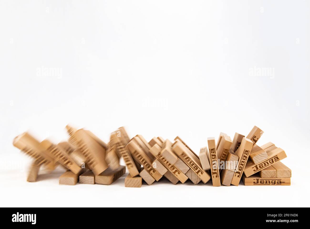 Jenga Falling Down