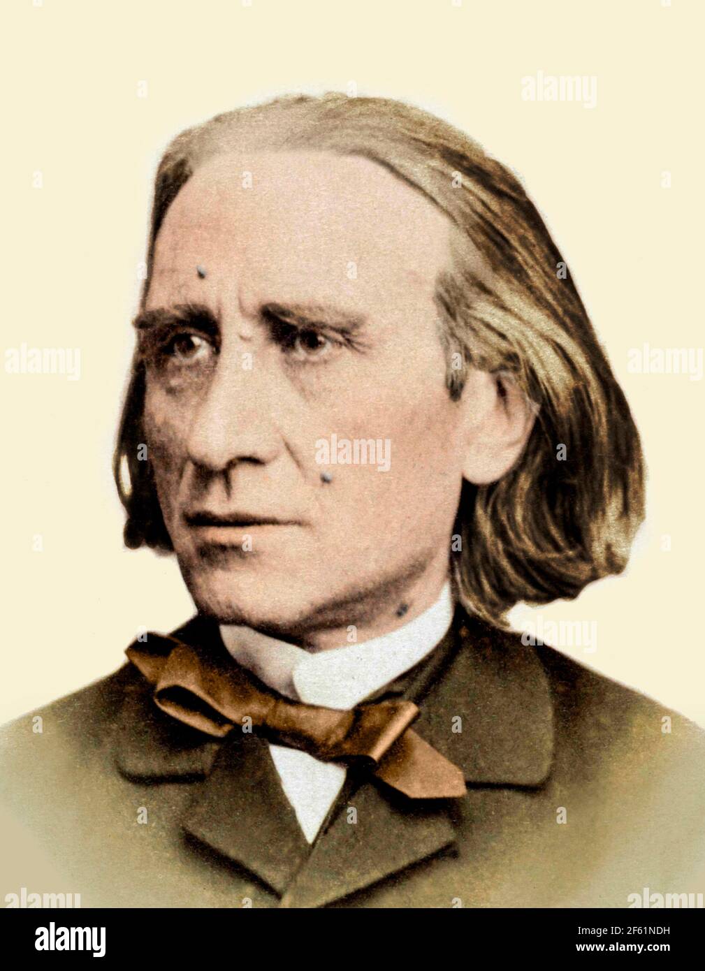 Franz Liszt, Hungarian Composer Stock Photo - Alamy