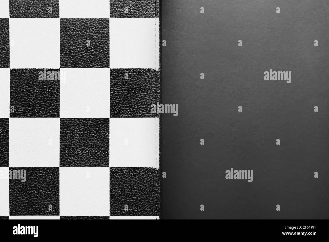 Checkered leather texture on dark background, closeup Stock Photo - Alamy
