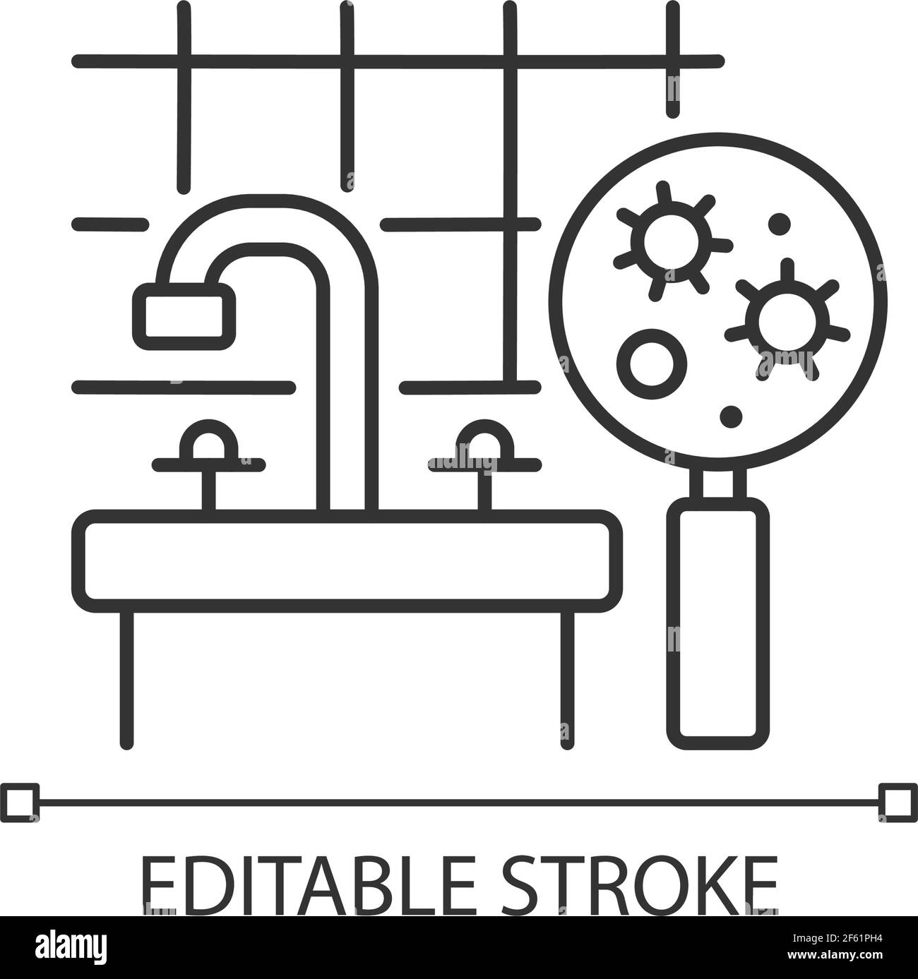 Mold linear icon Stock Vector Image & Art - Alamy