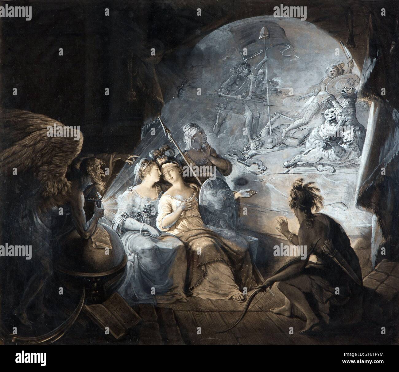 Allegory of america hi-res stock photography and images - Alamy