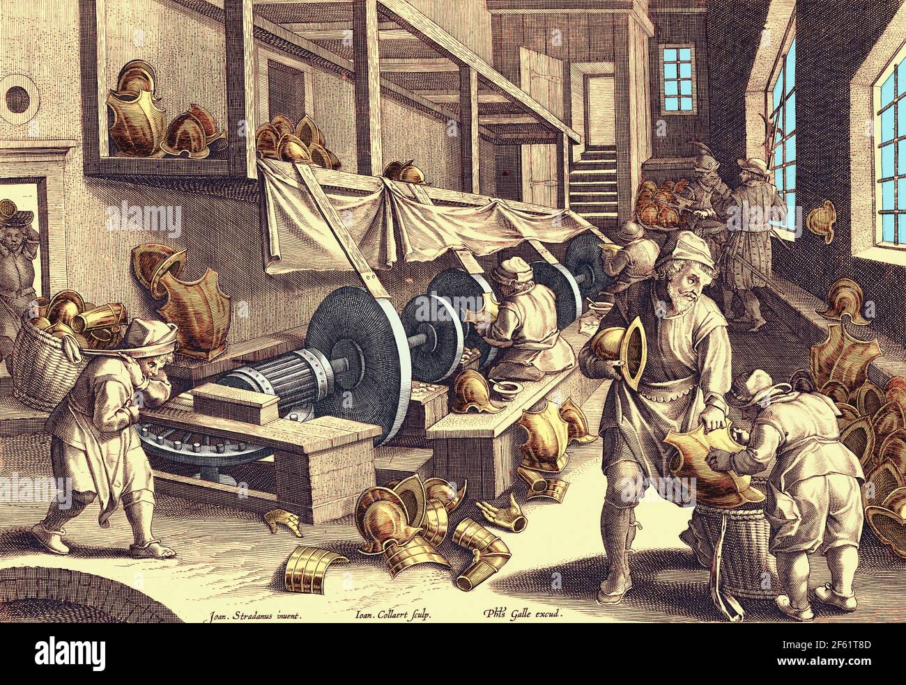 Nova Reperta, Polishing of Armor Stock Photo - Alamy