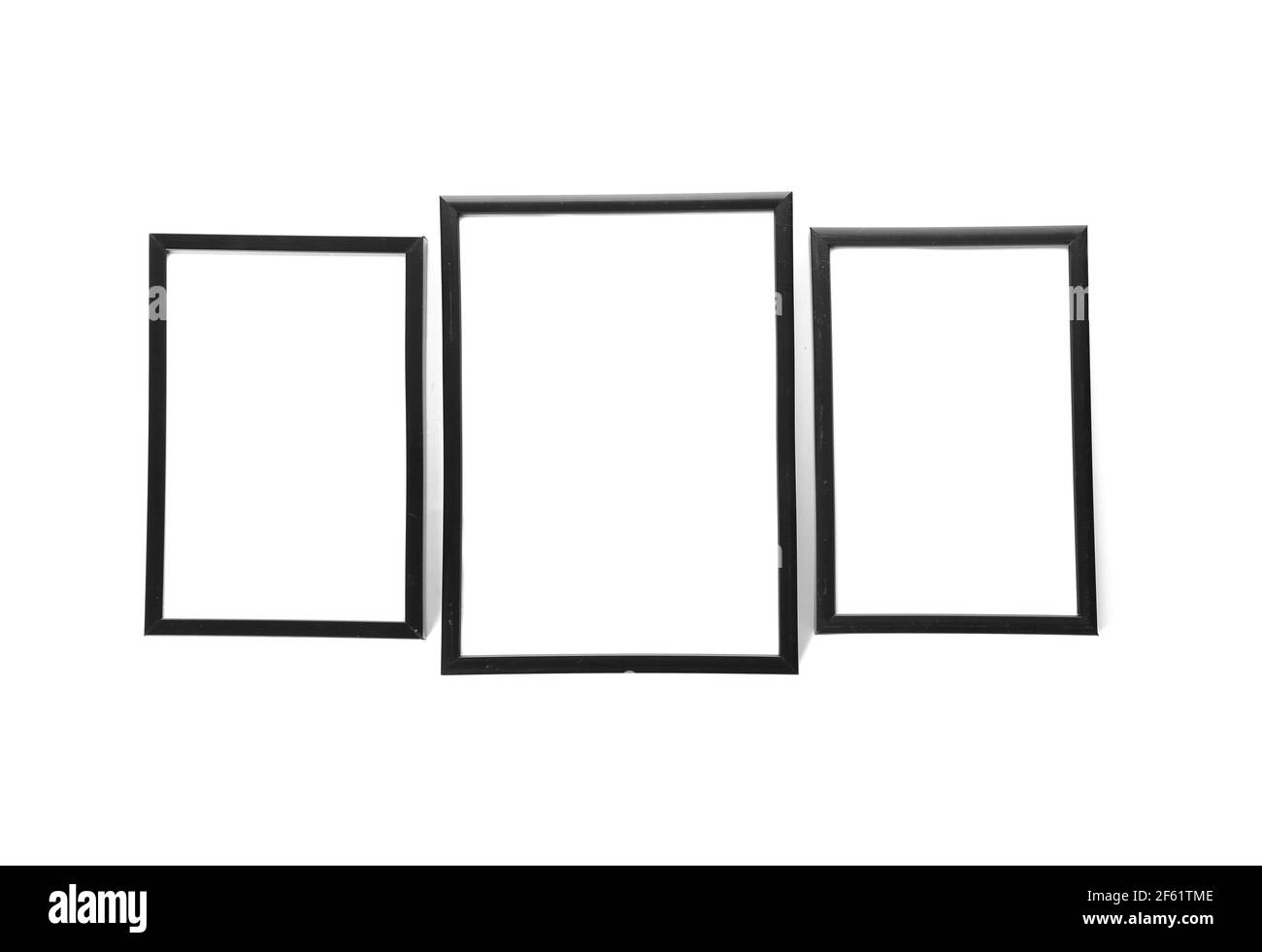 Blank frames on white background Stock Photo - Alamy