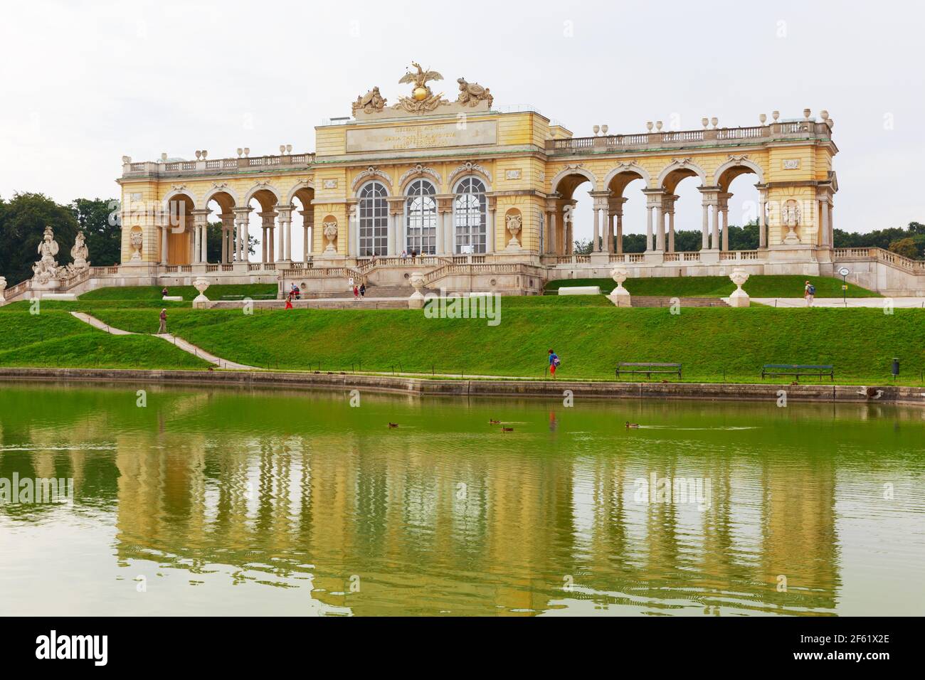 Vienna. Austria. Glorietta in park of Schonbrunn Palace Stock Photo - Alamy