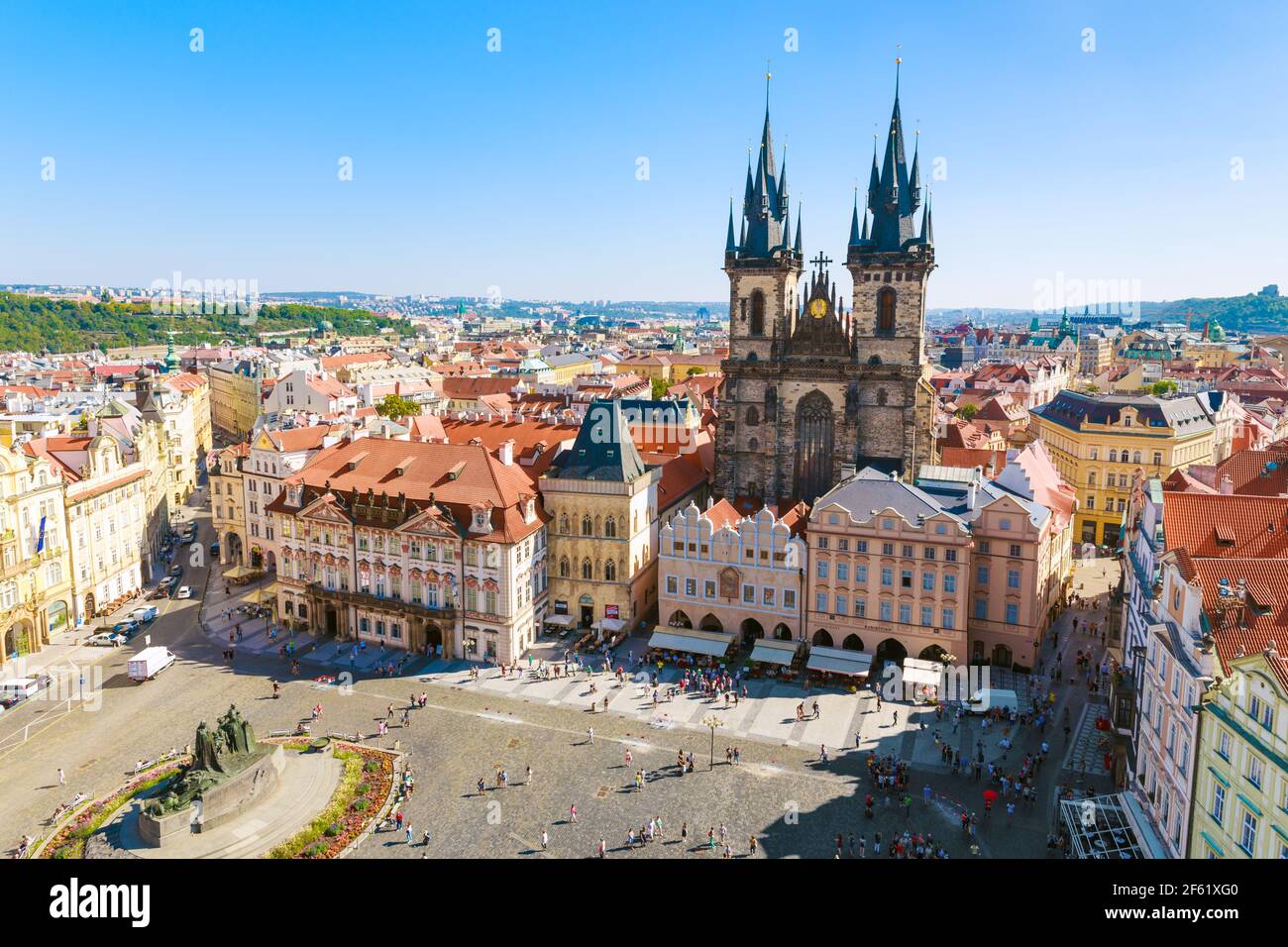 Prague the capital of the Europe state of the Czech Republic ...