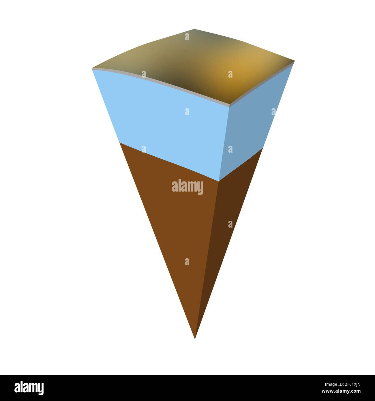 Interior of Pluto Stock Photo - Alamy