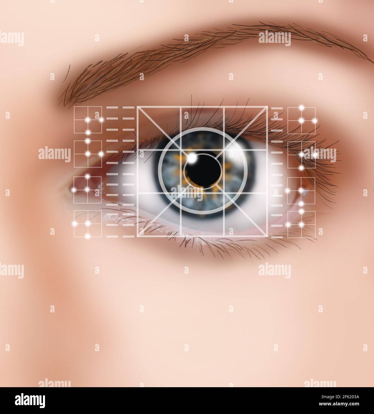 Retinal scan hi-res stock photography and images - Alamy