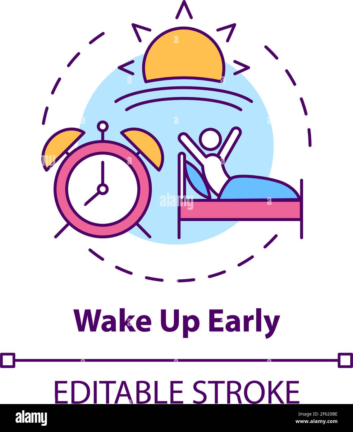 Conceptual art sunrise Stock Vector Images - Alamy