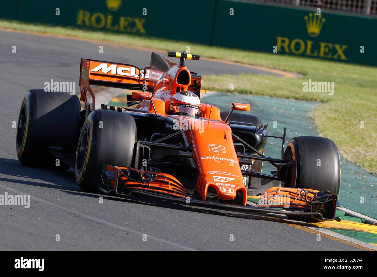 02 VANDOORNE Stoffel (bel) McLaren Honda MCL32 action during 2017 ...