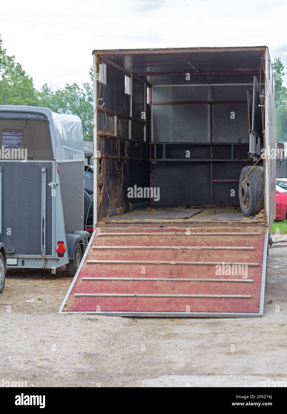 Double trailer hi-res stock photography and images - Alamy