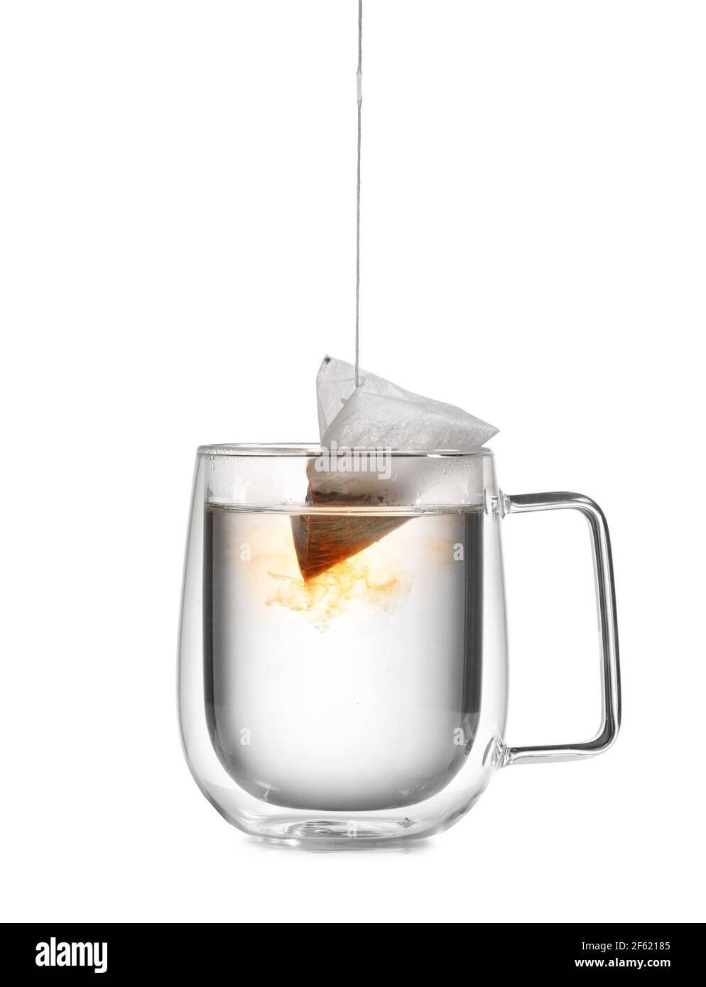 Tea bag in hot water hi-res stock photography and images - Alamy