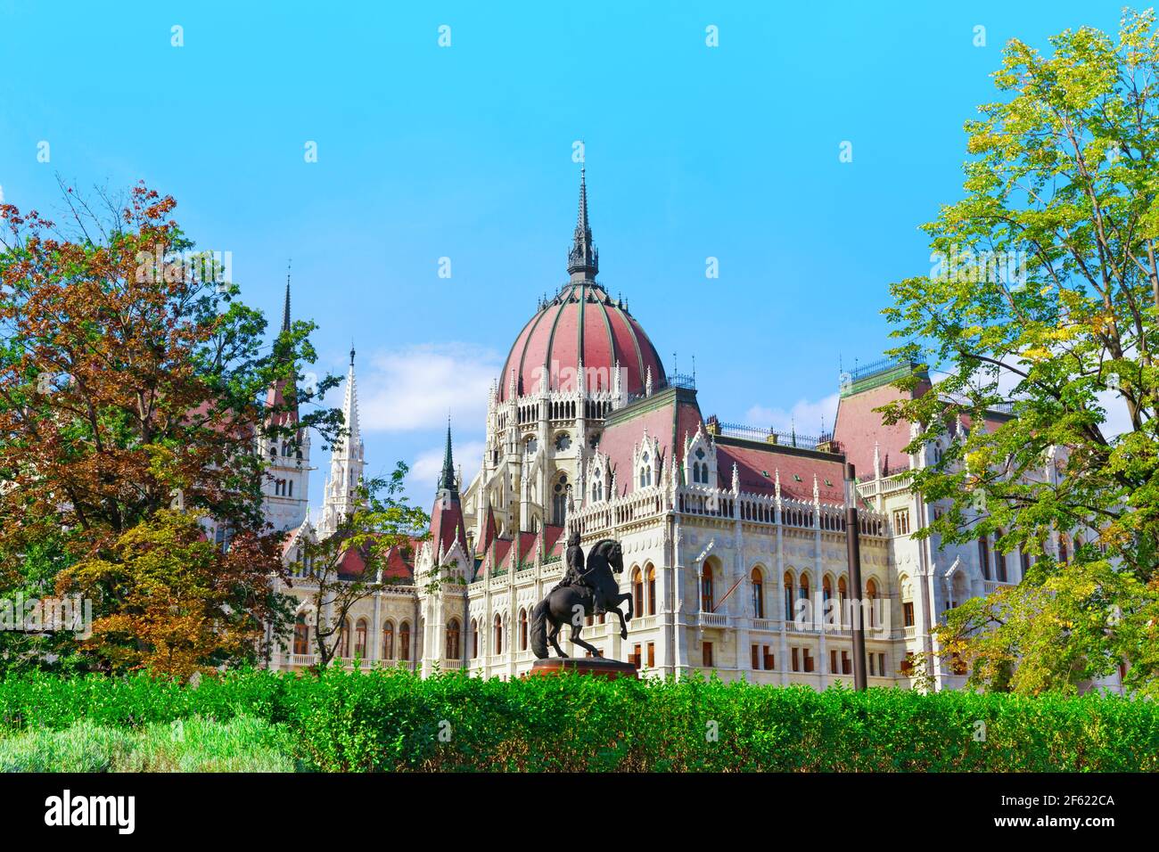 Hungary capital, Budapest. The building of the Hungarian Parliament ...