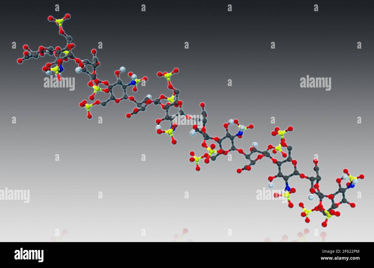 Heparin, Molecular Model Stock Photo - Alamy