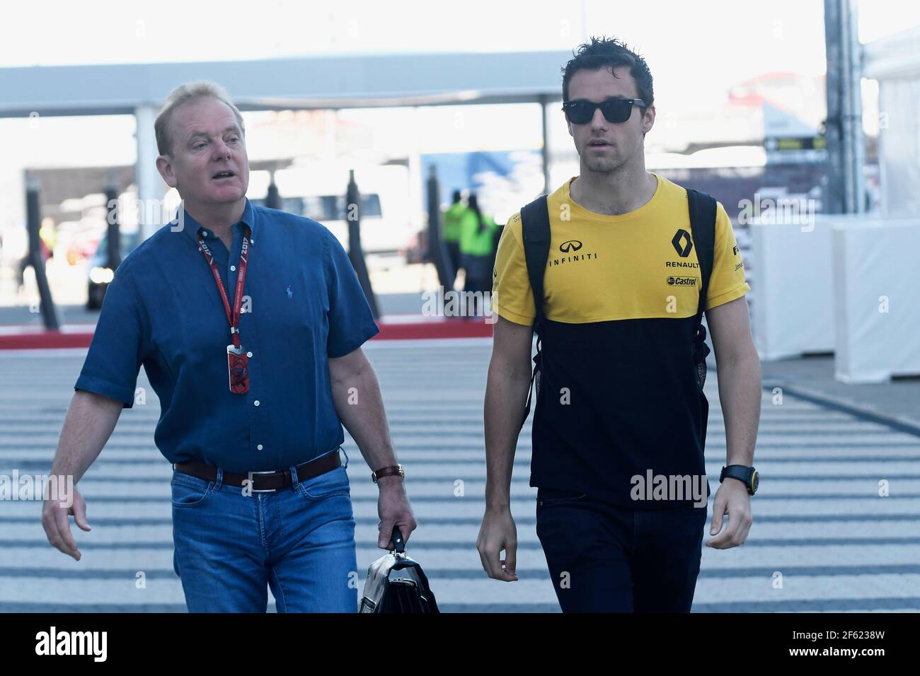PALMER Jolyon (gbr) Renault F1 RS17 Renault Sport F1 team ambiance ...