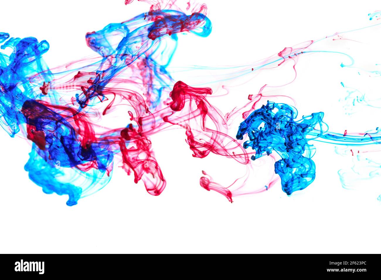 Mixing red and blue water hi-res stock photography and images - Alamy