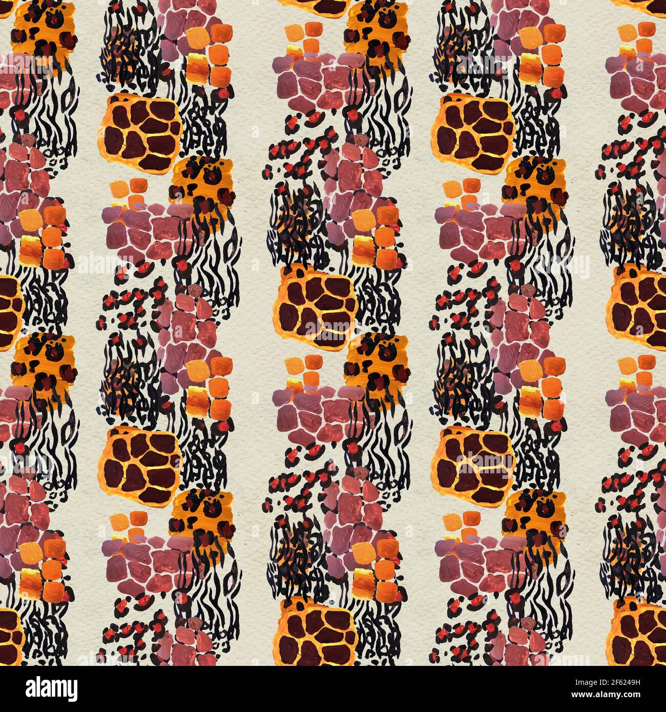 Animal mix print seamless pattern. Abstract background Stock Photo - Alamy