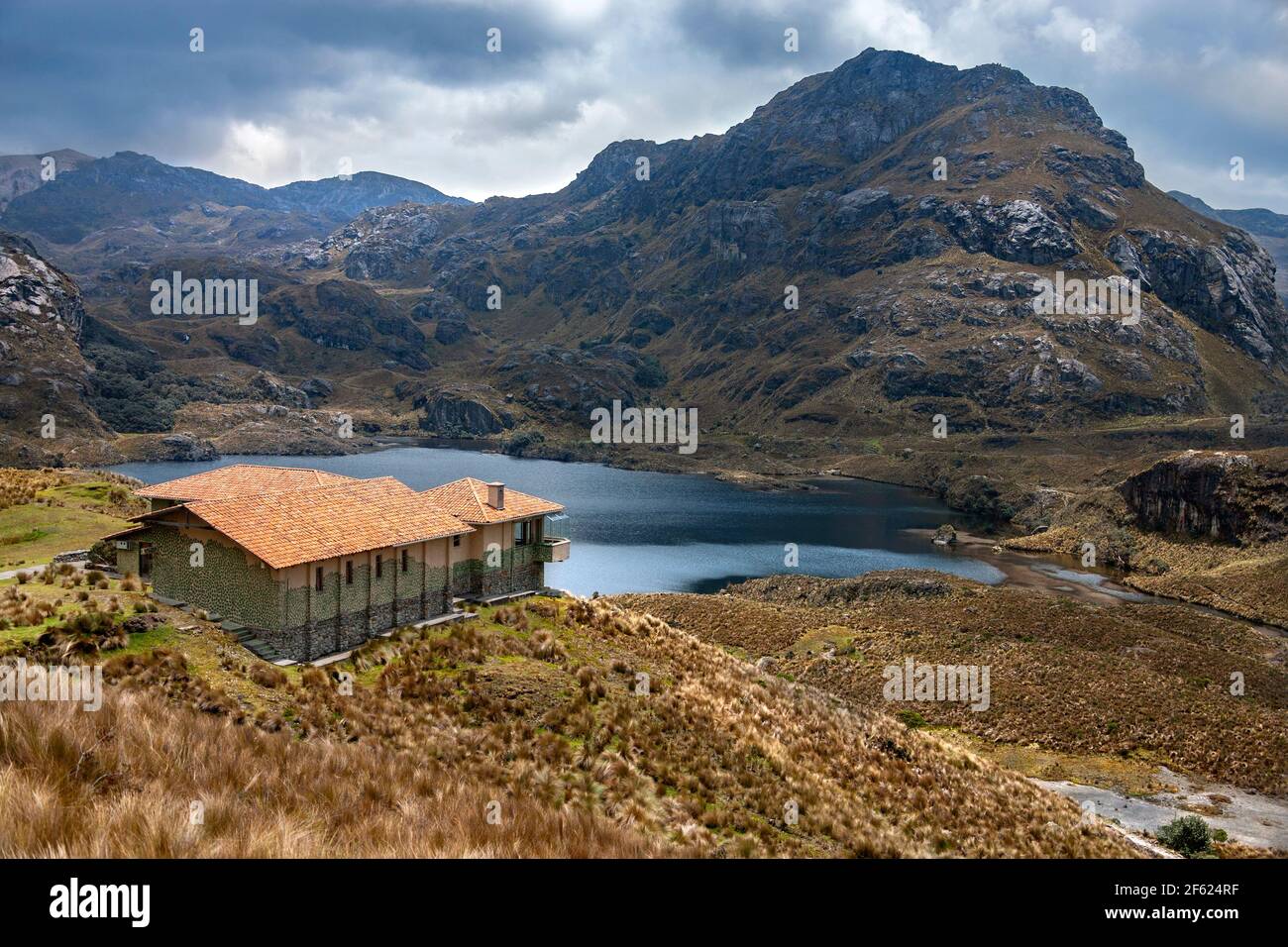 El Cajas National Park (Parque Nacional El Cajas) in Azuay Province in ...
