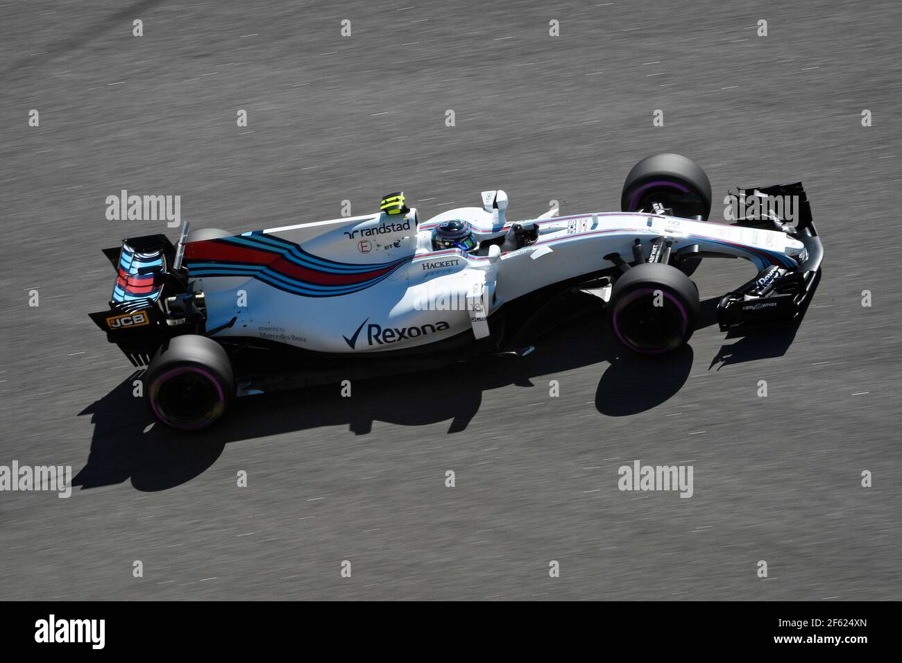 18 STROLL Lance (can) Williams F1 Mercedes FW40 action during the 2017 ...