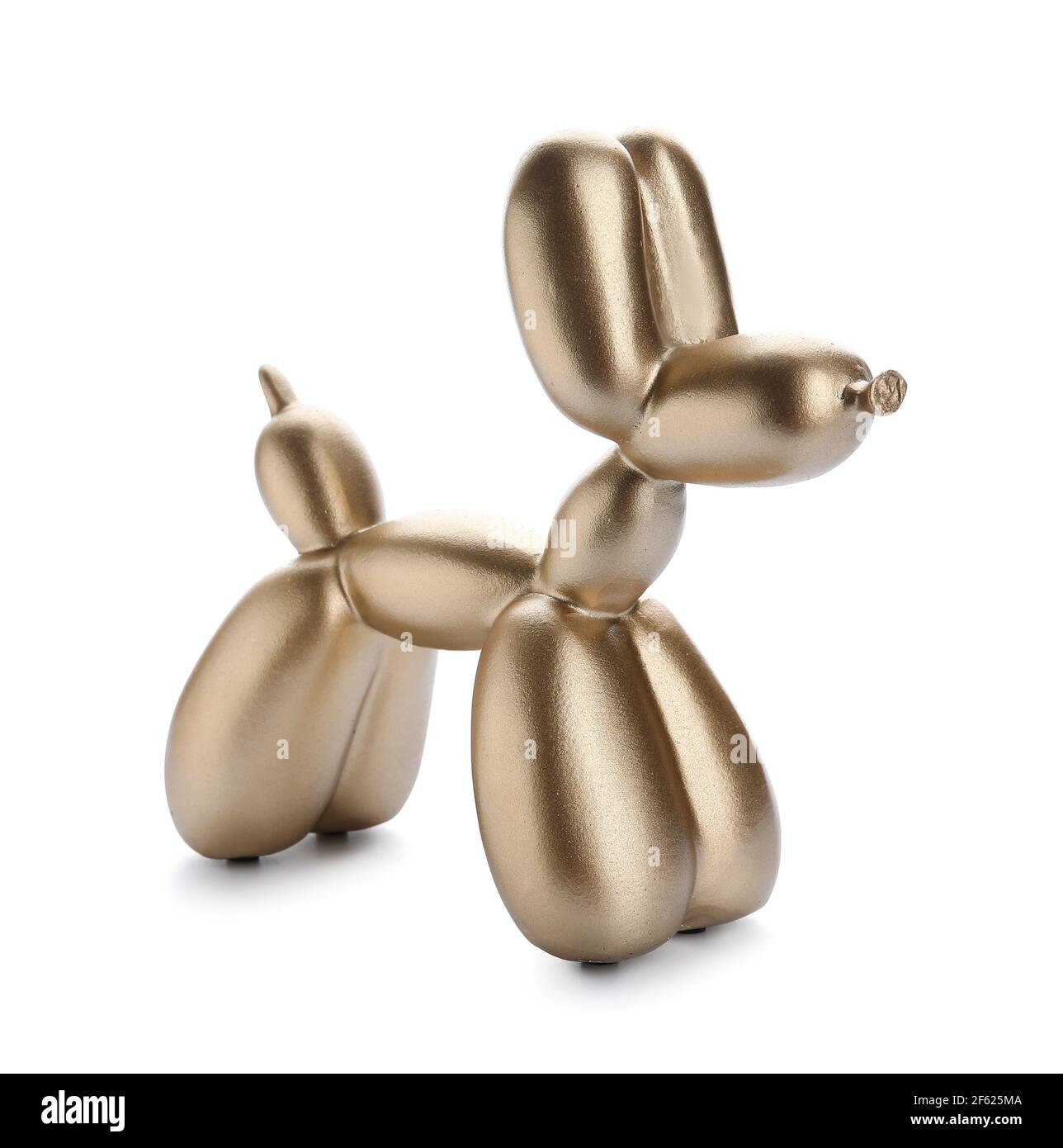 Stylish figurine of balloon dog on white background Stock Photo - Alamy