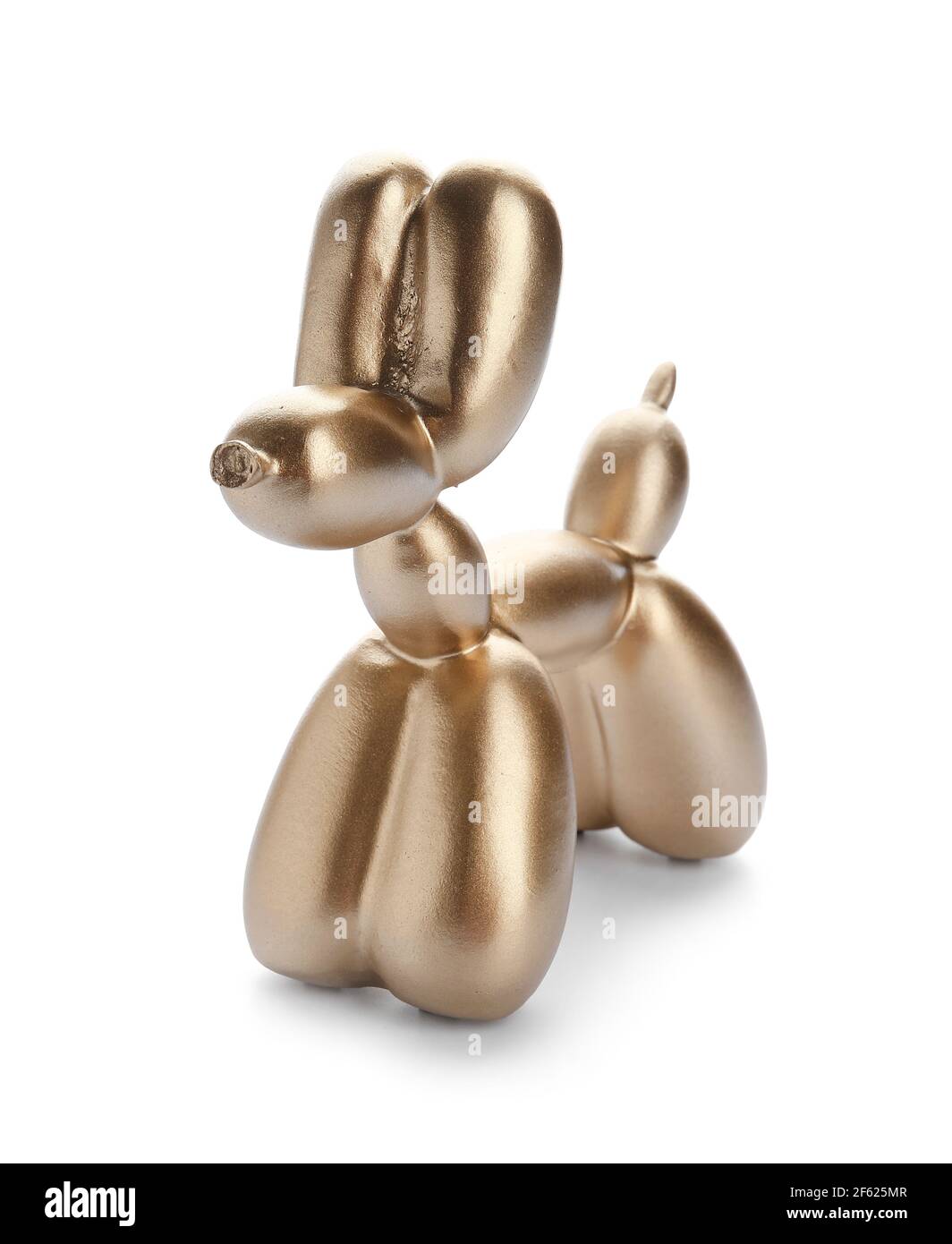 Stylish figurine of balloon dog on white background Stock Photo - Alamy